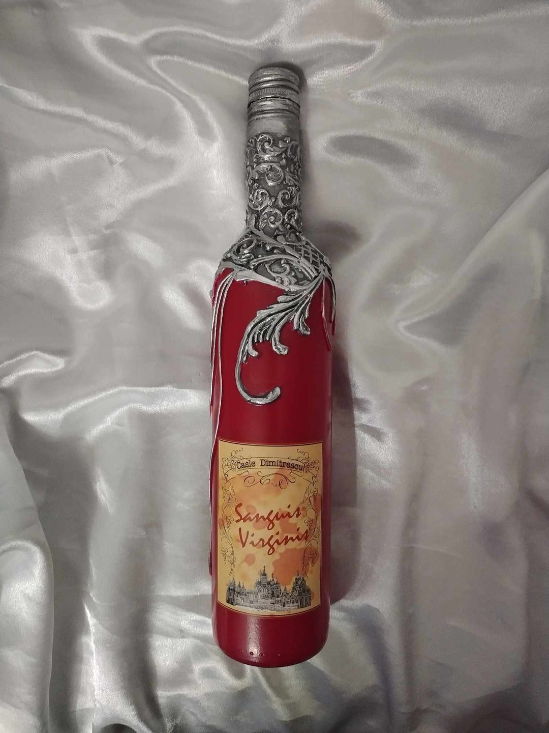 The Sanguis Virginis From RE8 Wine Bottle of Castle Dimitrescu Resident ...