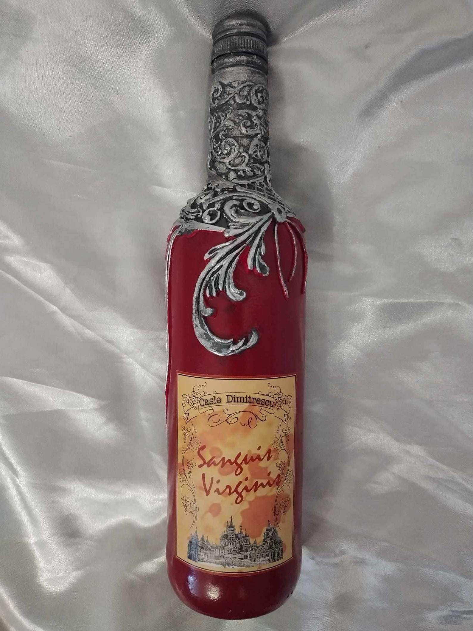 The Sanguis Virginis From RE8 Wine Bottle of Castle Dimitrescu Resident ...