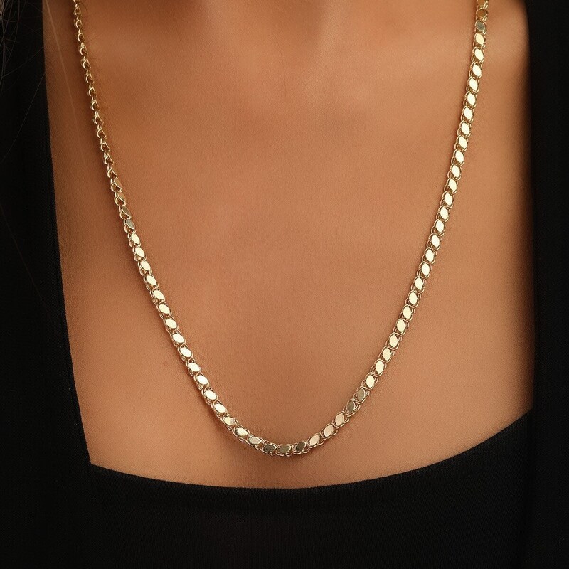 Mirror Gold Chain - Etsy