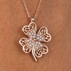 14K Real Gold Family Tree Necklace-gemstone Generational Tree Necklace ...