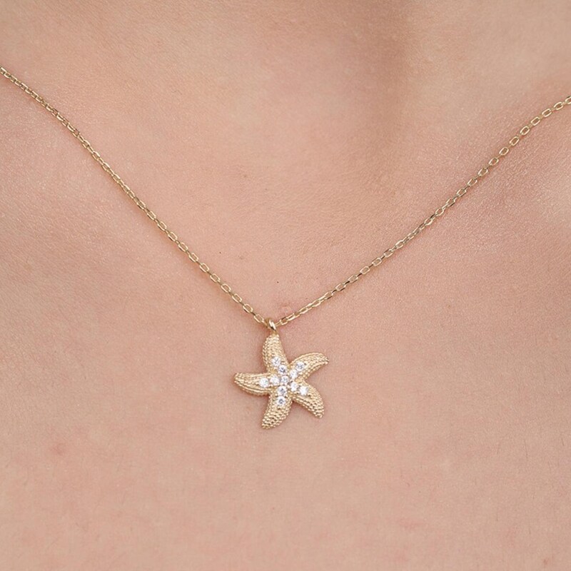 Starfish Necklace - Etsy