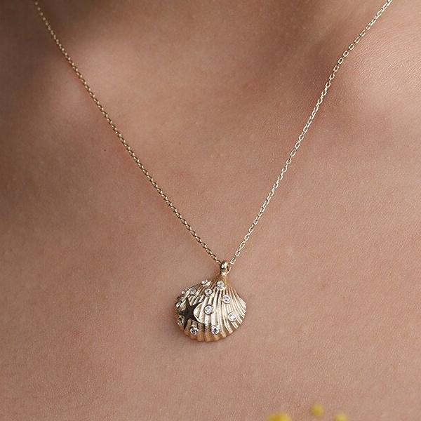 Seashell Necklace - Etsy