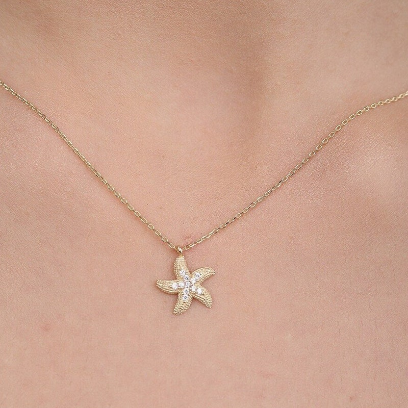 Starfish Necklace - Etsy