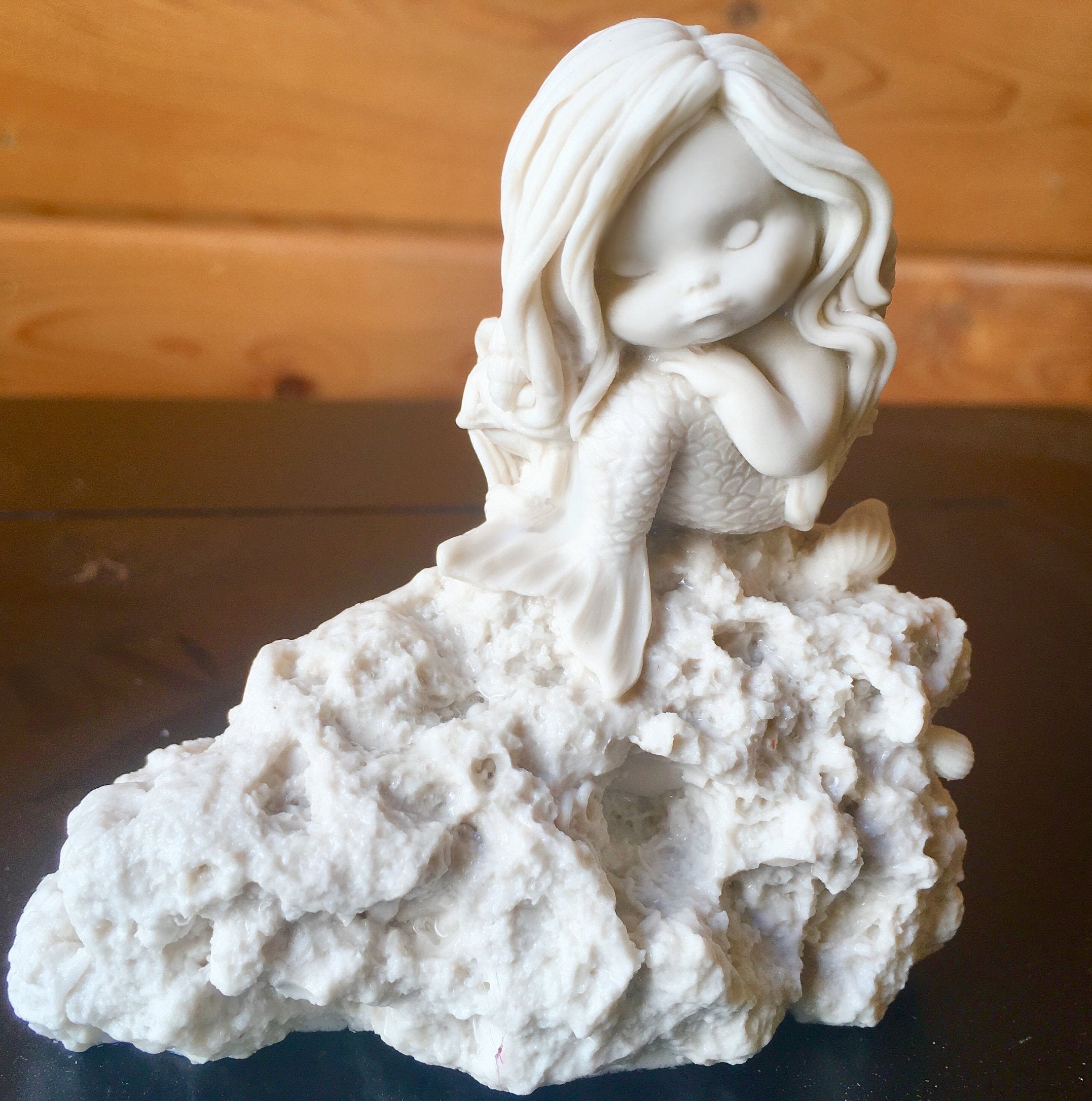 Fairy Garden Mermaid Ready to Paint Bisque Mermaid Unpainted - Etsy UK