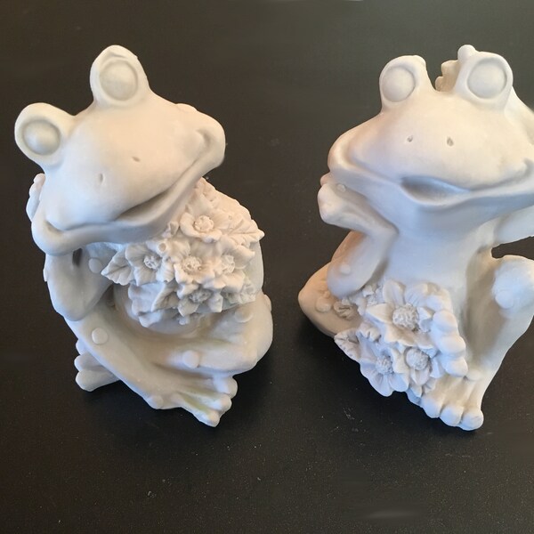 Plaster Frogs - Etsy