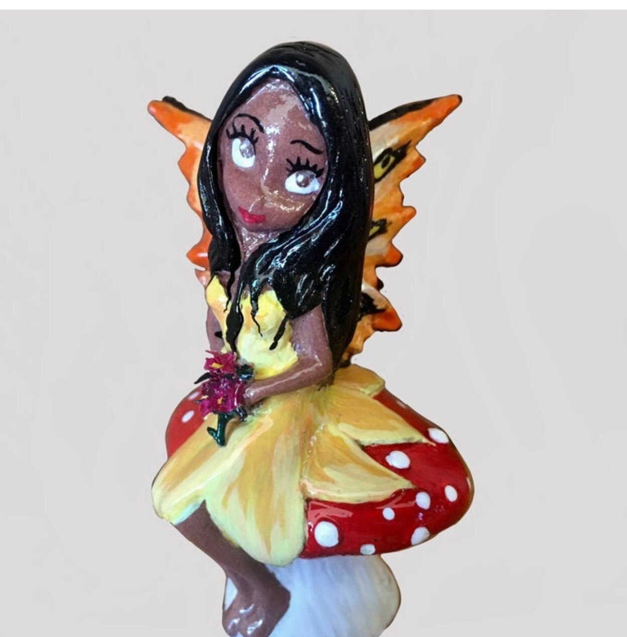 Customizable Miniature Fairy Garden Figurine Pretty Fairy - Etsy