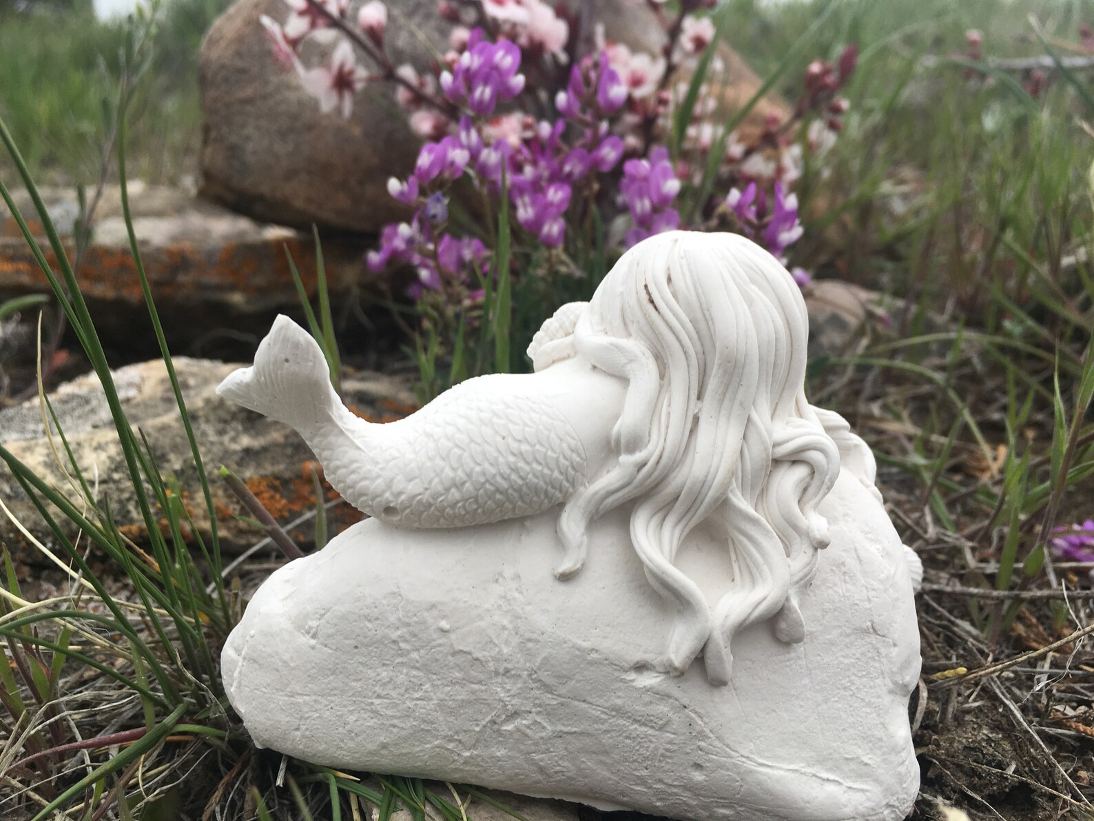 Fairy Garden Mermaid Ready to Paint Bisque Mermaid Unpainted - Etsy