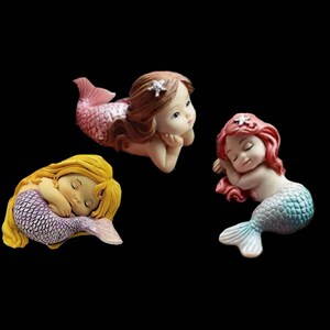 Adorable Unpainted Mermaids, Unpainted Ceramic Mermaid, Ready to Paint ...