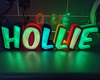 Led Name Light - Etsy