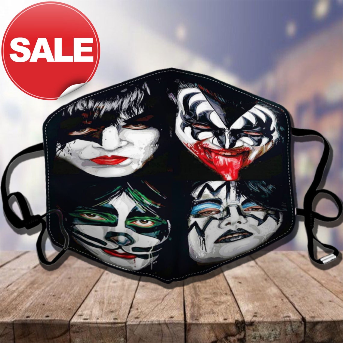 Kiss Rock Band's masks are reusable Mask For All Ages | Etsy