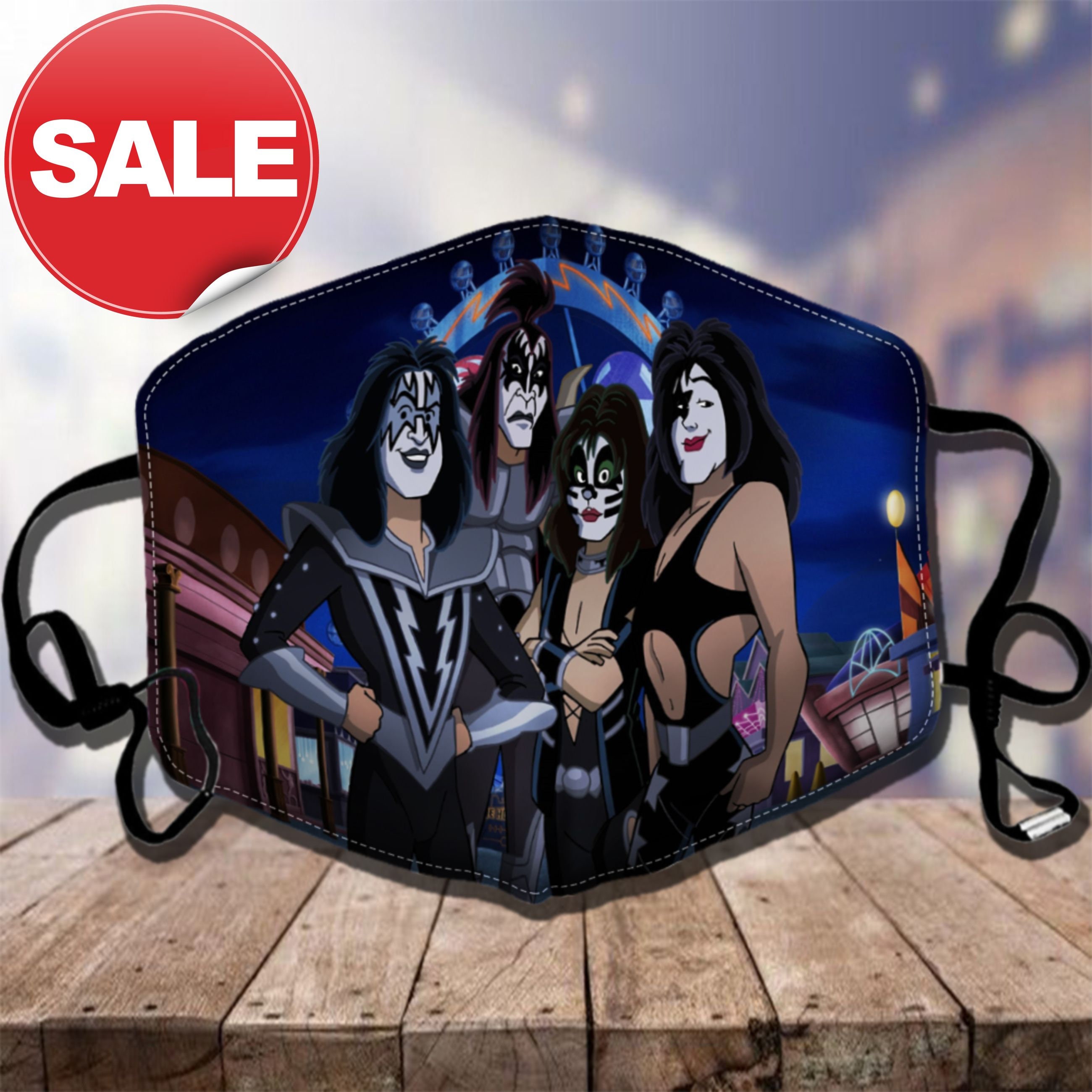 Kiss Rock Band's masks are reusable Mask For All Ages | Etsy
