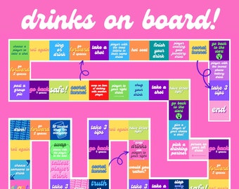 Drinking Board Game - Etsy