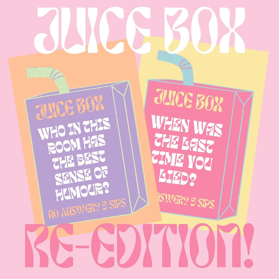 JUICE BOX!| Original Drinking Game by Sip & Serve | Spill the 'juice ...
