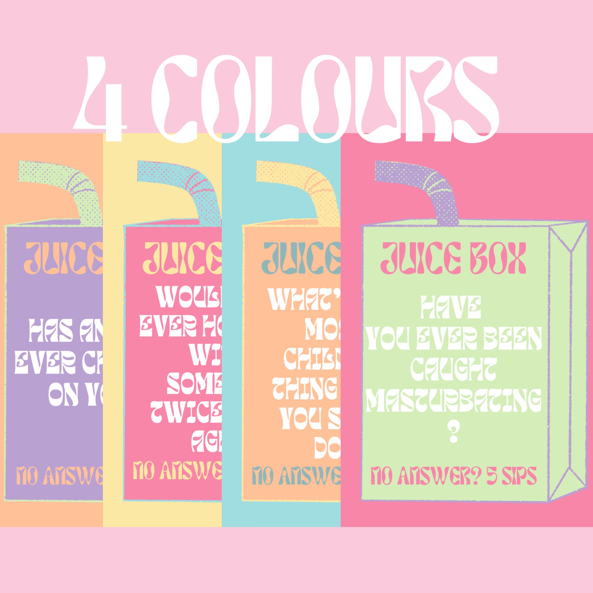 JUICE BOX!| Original Drinking Game by Sip & Serve | Spill the 'juice ...