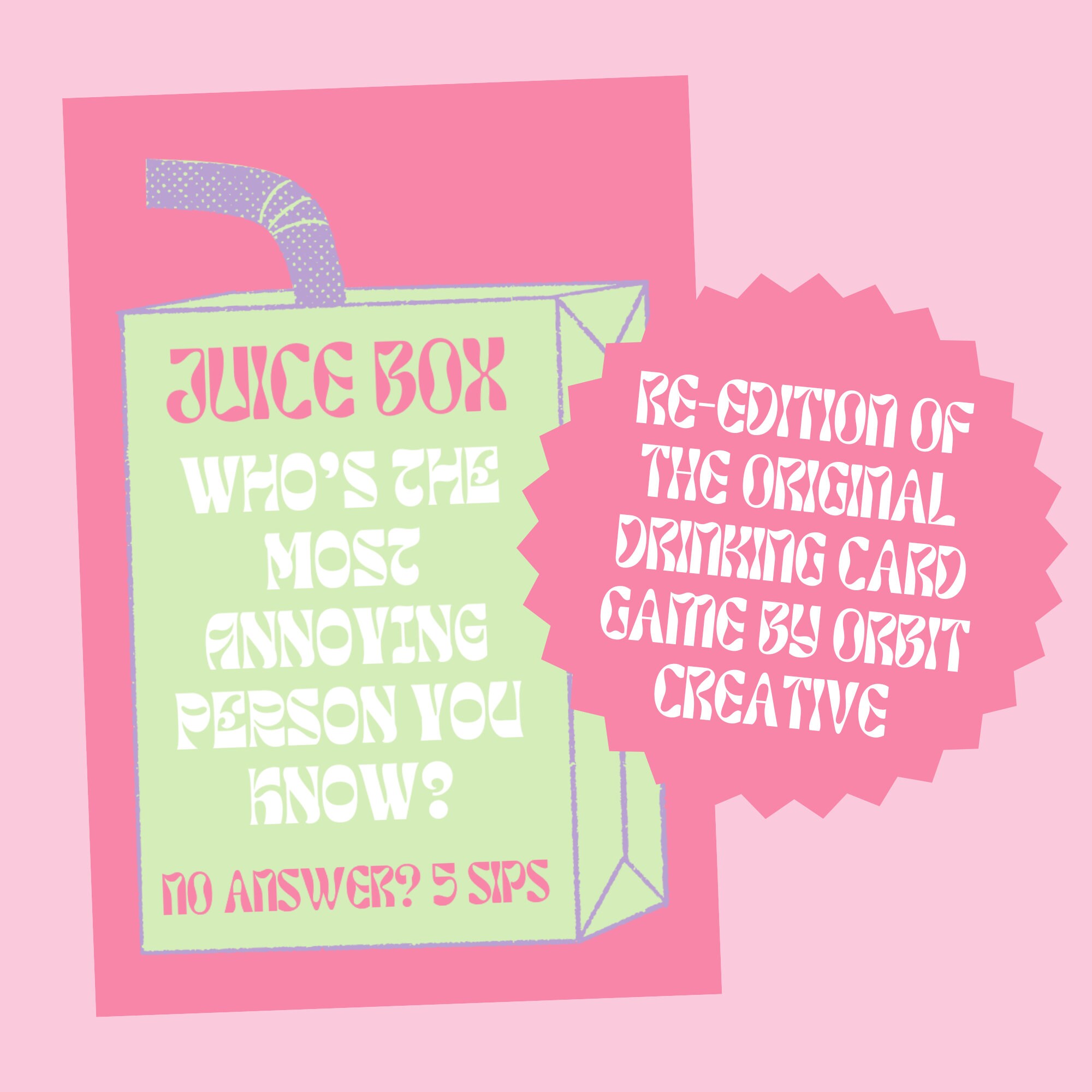 JUICE BOX!| Original Drinking Game by Sip & Serve | Spill the 'juice ...
