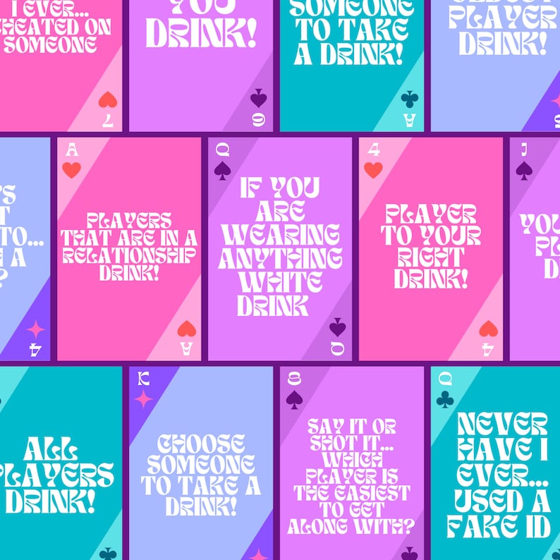 HIT THE DECK! Drinking Game | Deck of Cards Featuring Fun Drinking Game ...