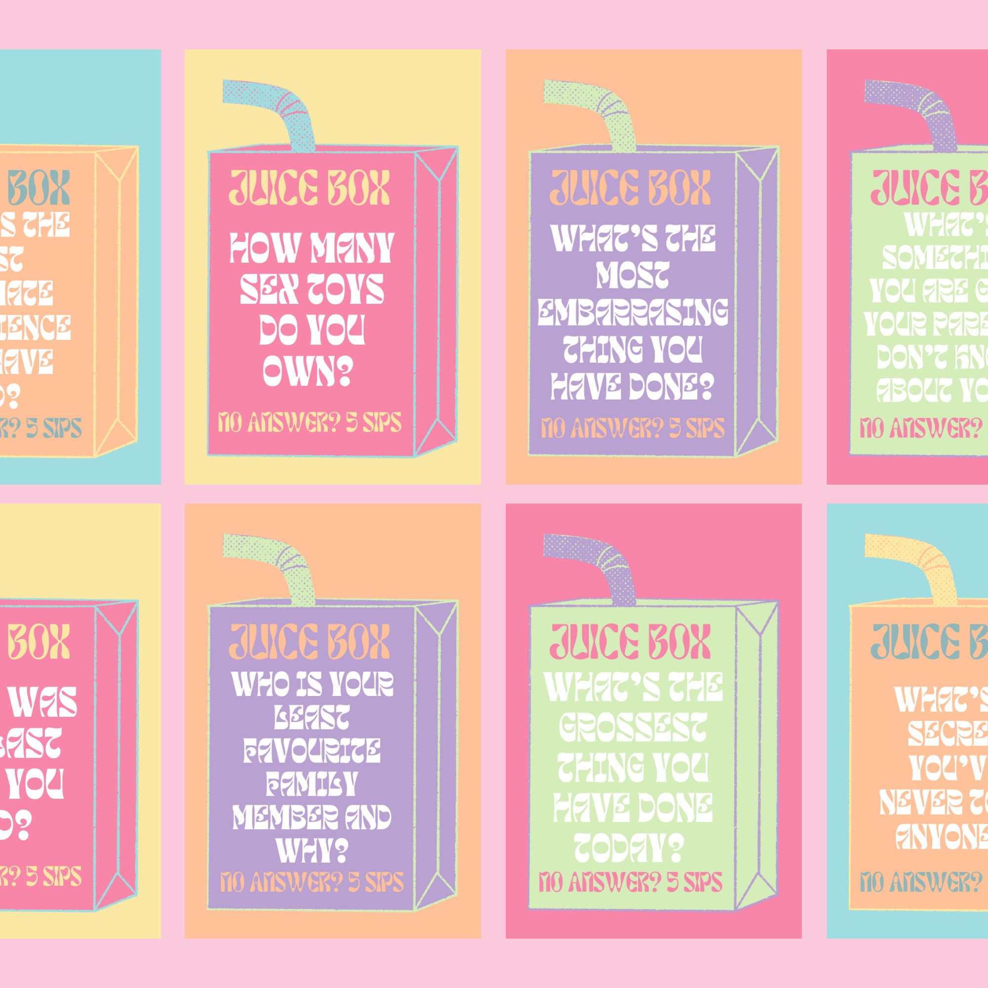 JUICE BOX!| Original Drinking Game by Sip & Serve | Spill the 'juice ...