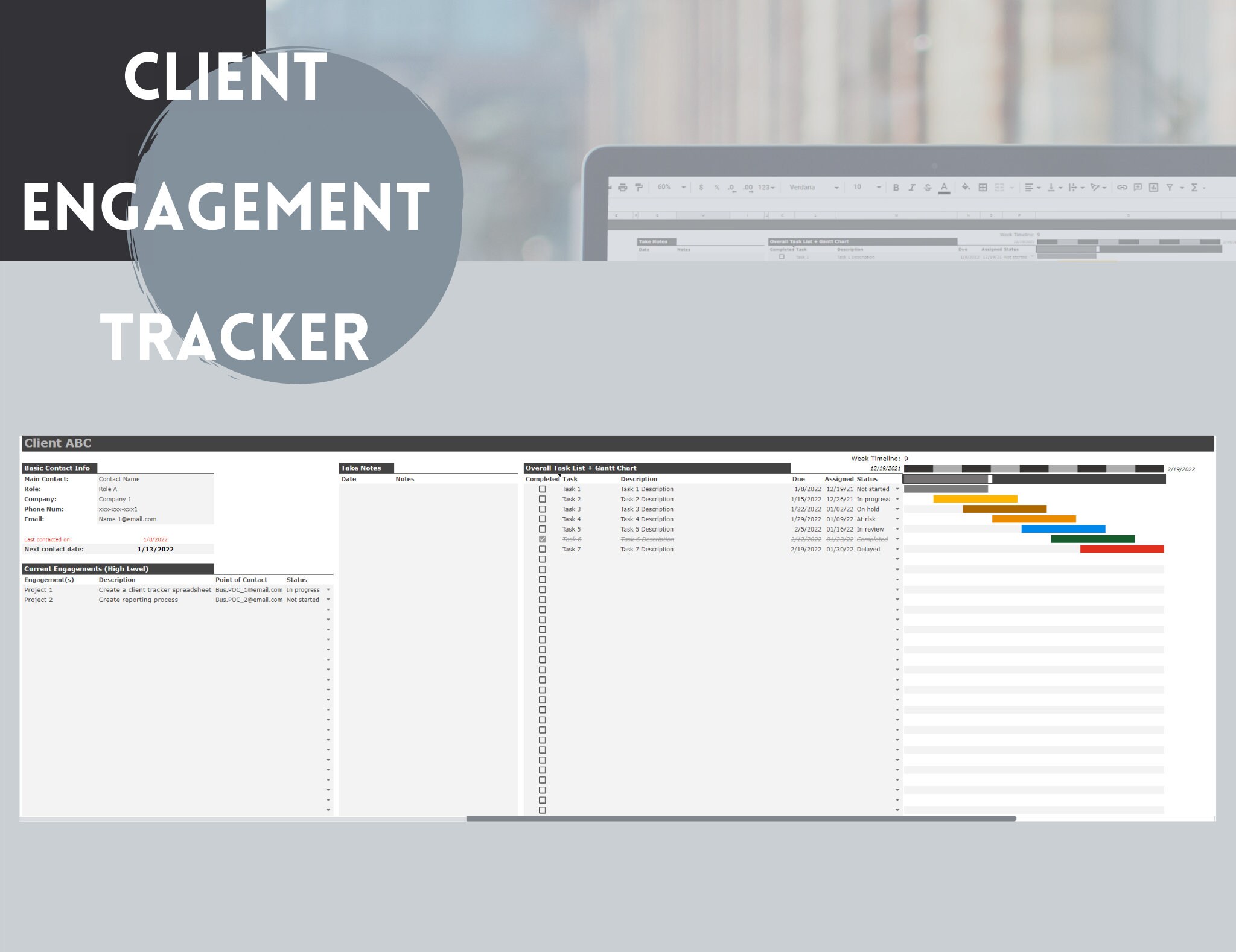 Client Engagement Tracker Your Coworkers Will Love You for Centralized ...