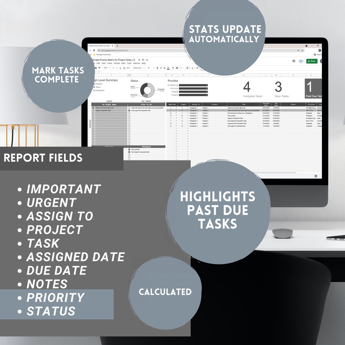 Project Management Template Your Boss Will Hate You for | Productivity ...