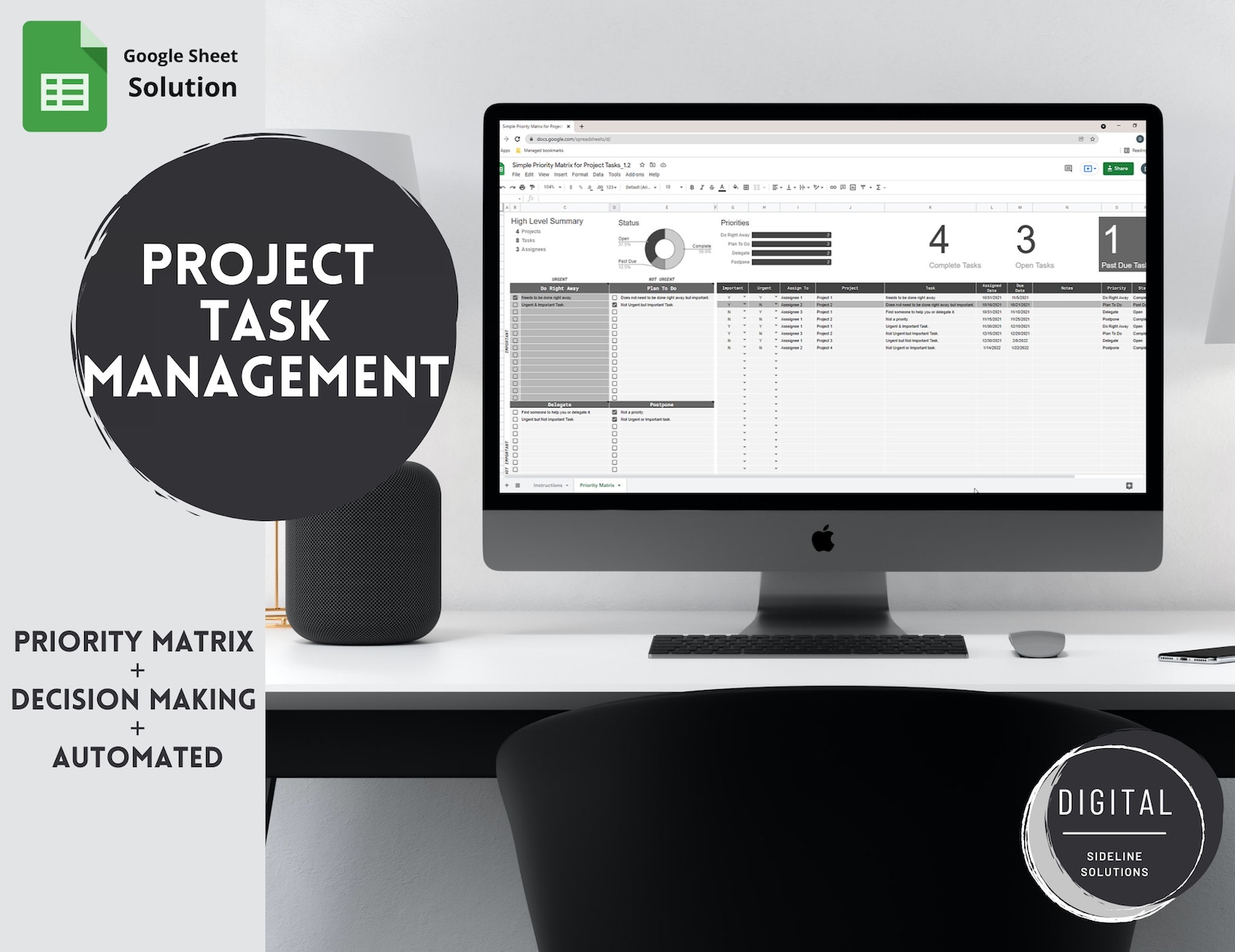 Project Management Template Your Boss Will Hate You for | Productivity ...