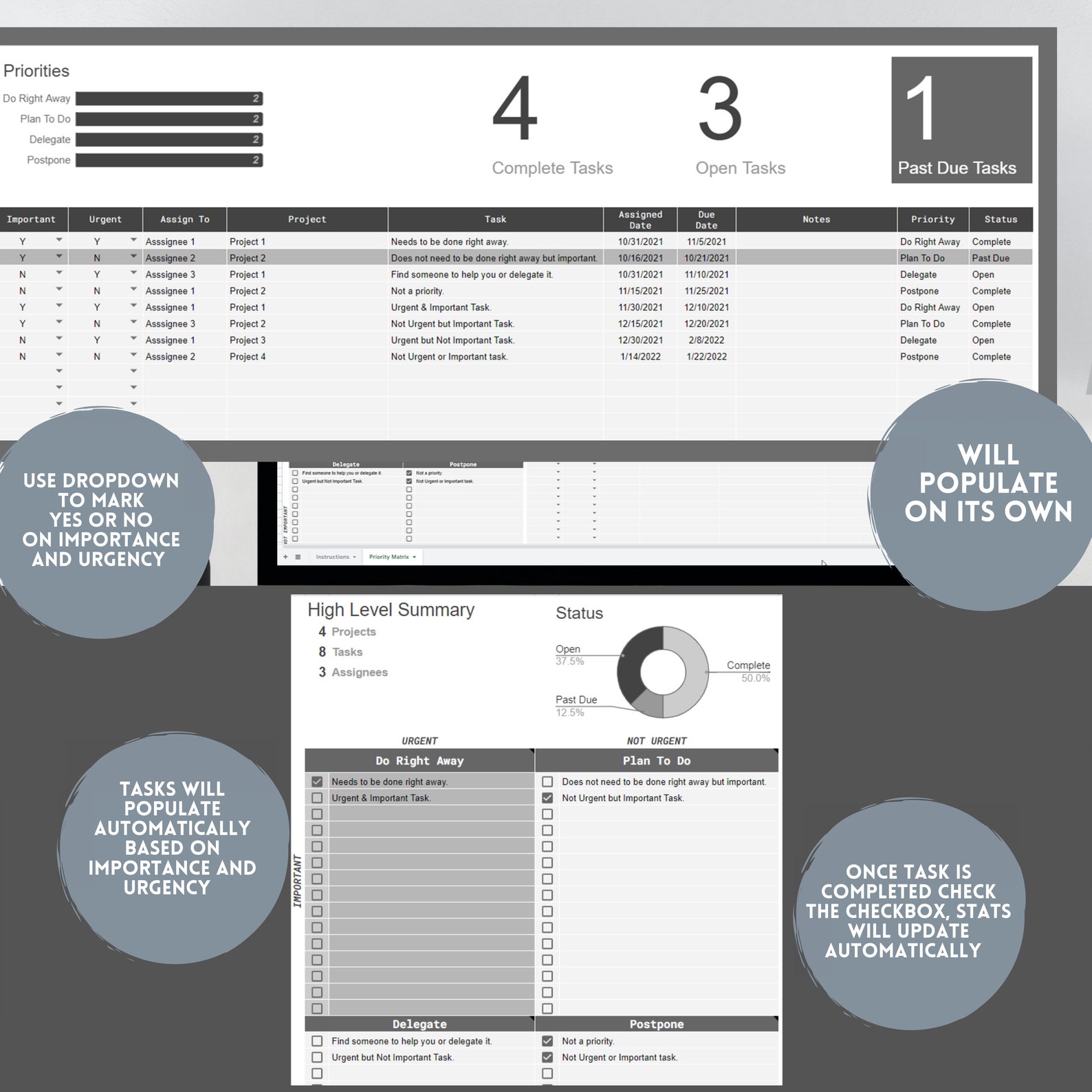Project Management Template Your Boss Will Hate You for | Productivity ...