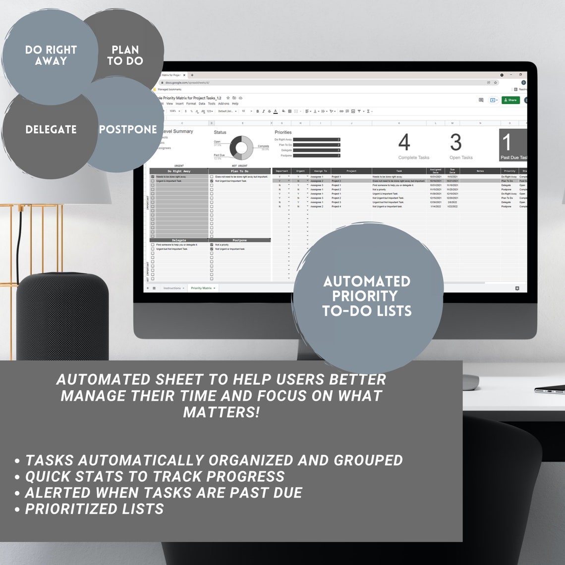 Project Management Template Your Boss Will Hate You for | Productivity ...