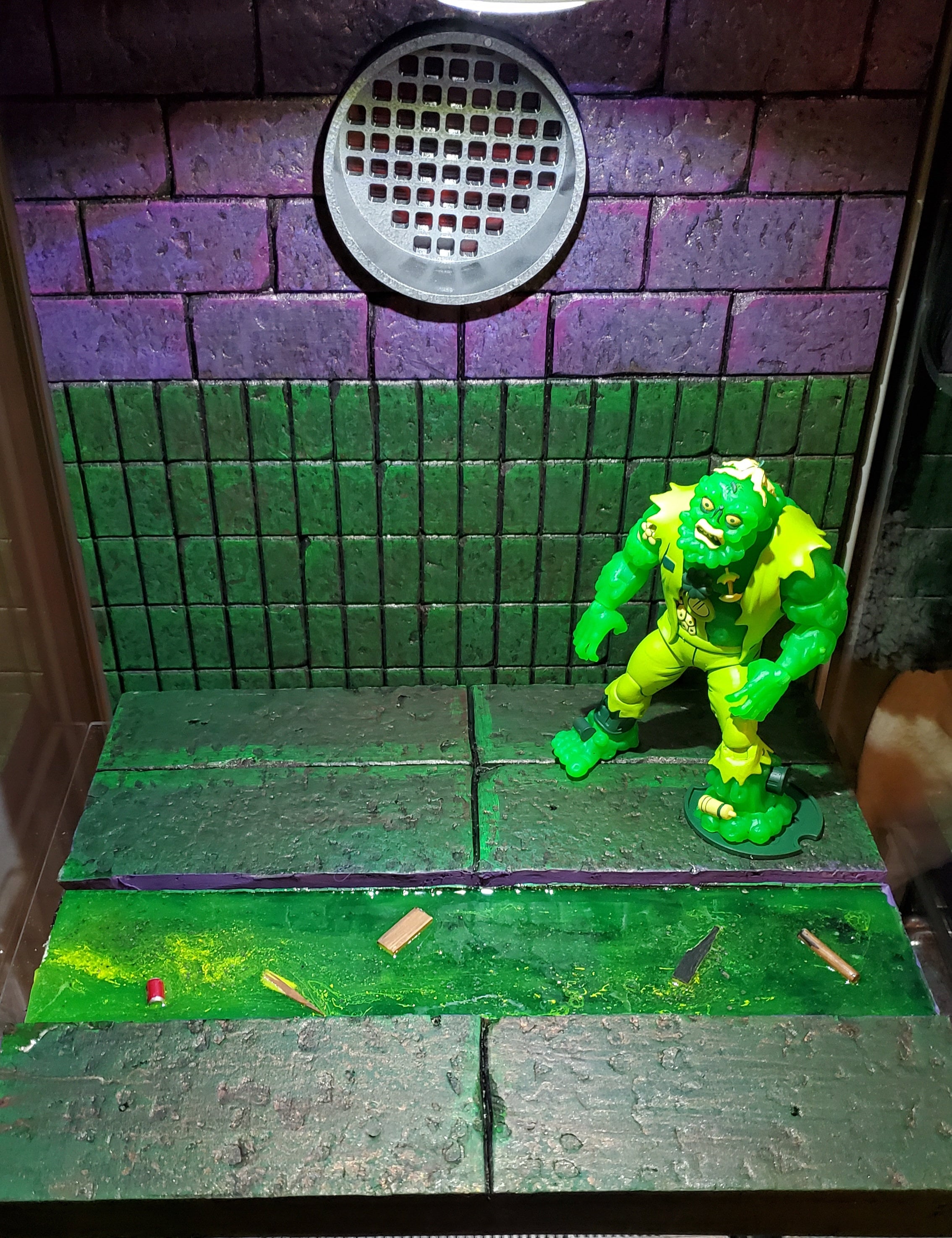 CUSTOM HANDMADE DIORAMA Marvel Legends Mezco Neca Mythic Legions Basic ...