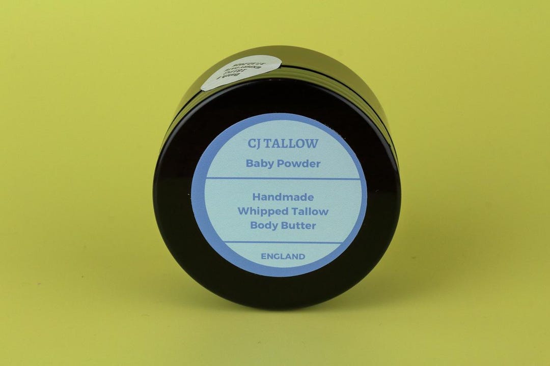 CJTALLOW Baby Powder Scented Whipped Organic Grass-fed Tallow - Etsy