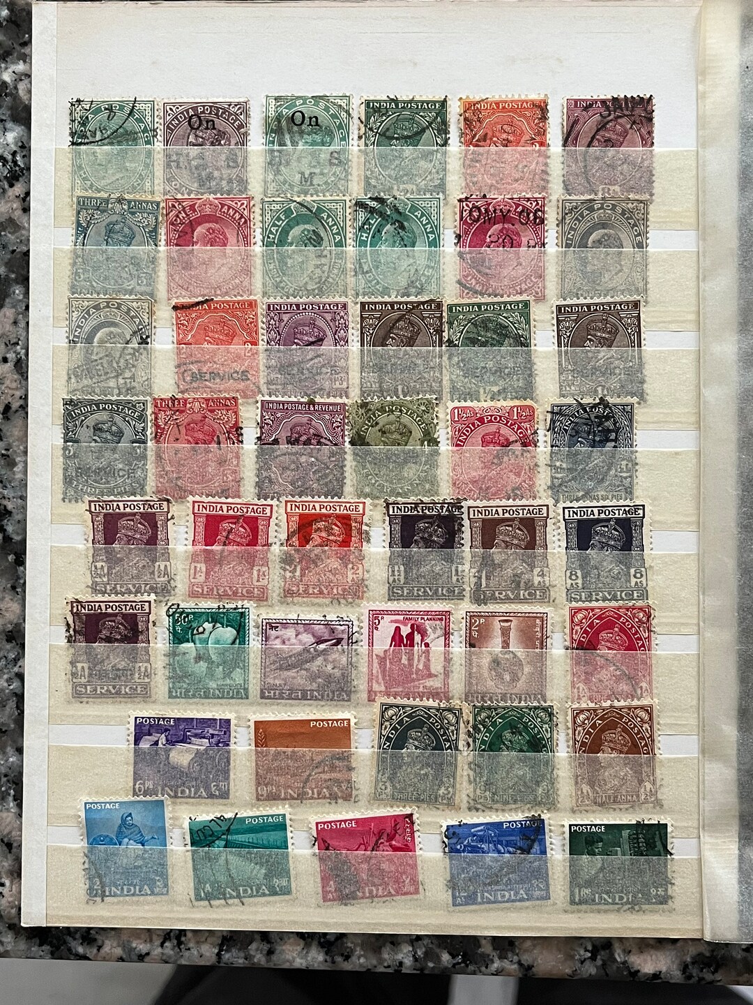Antique INDIA Stamps 1910s - Etsy