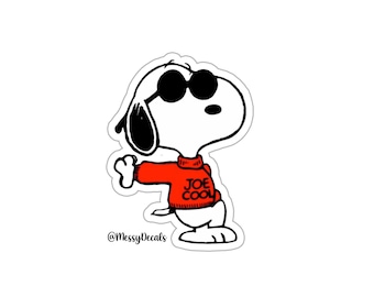 Snoopy Sticker | Etsy