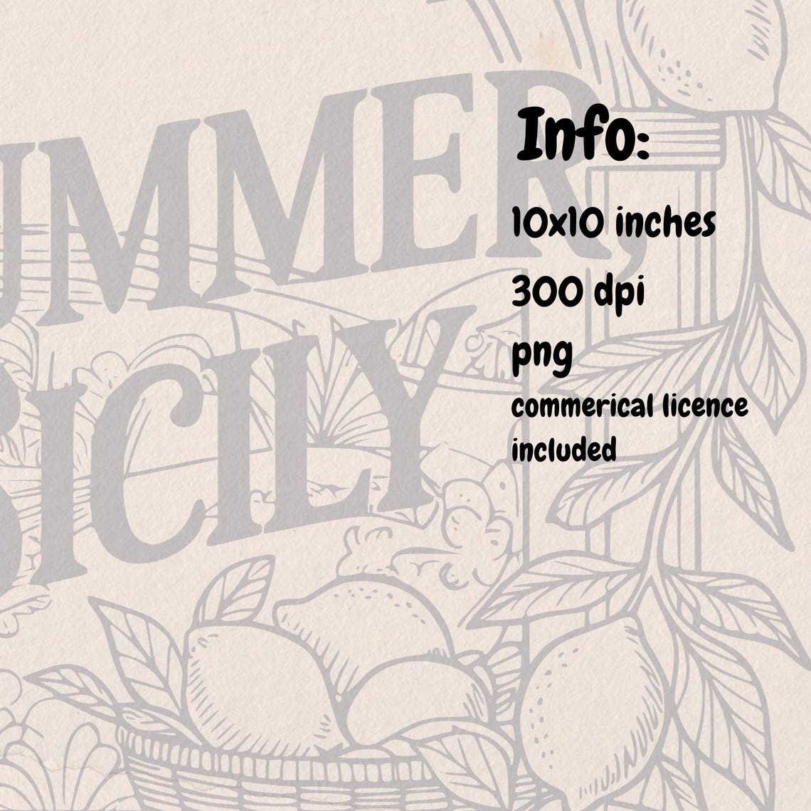 Summer in Sicily Graphics, Line Art Transparent Png Shirt Design ...