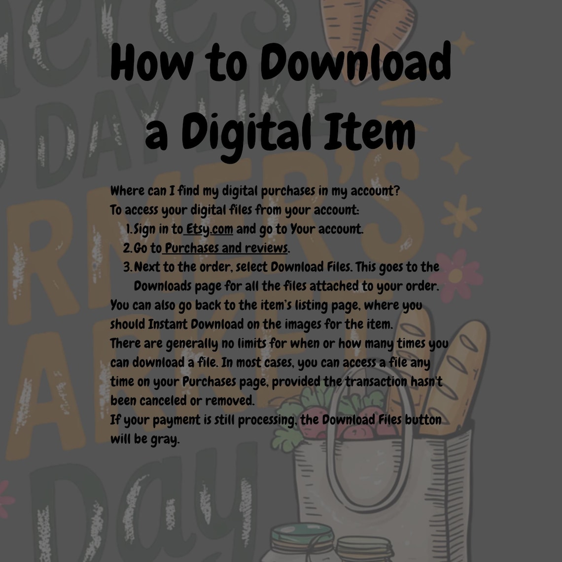 Farmer Market Day Png Transparent Design, Shopping Fresh Veggies Girlie ...