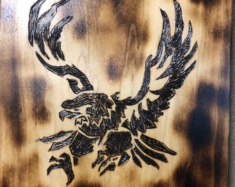 Eagle Wood Burning | Etsy