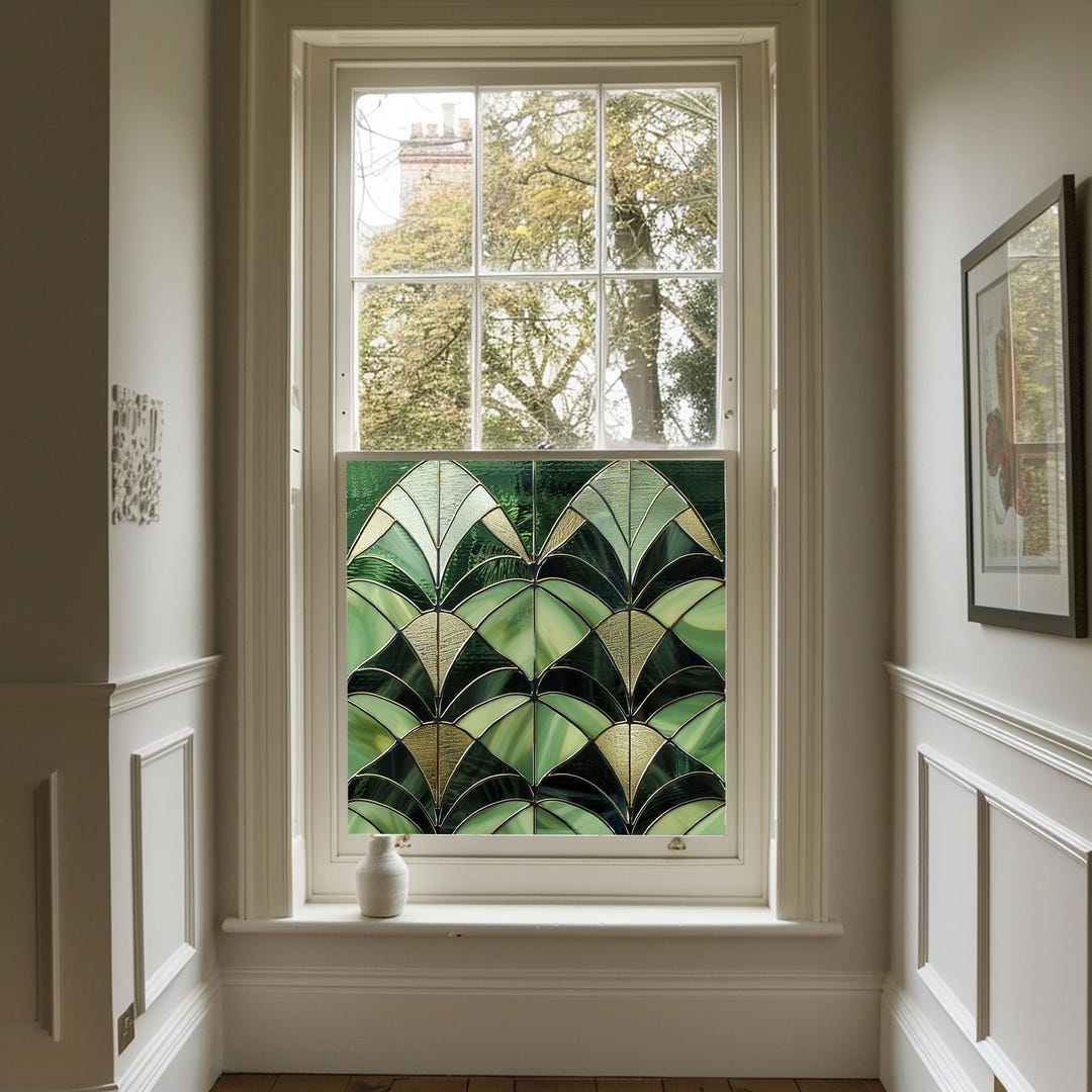 Window Film, Privacy Window Film, Art Deco Window Film, Decorative ...