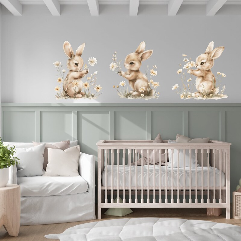 Bunny Wall Decal - Etsy