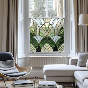 Art Deco Window Film, Privacy Window Film, Window Film, Decorative ...