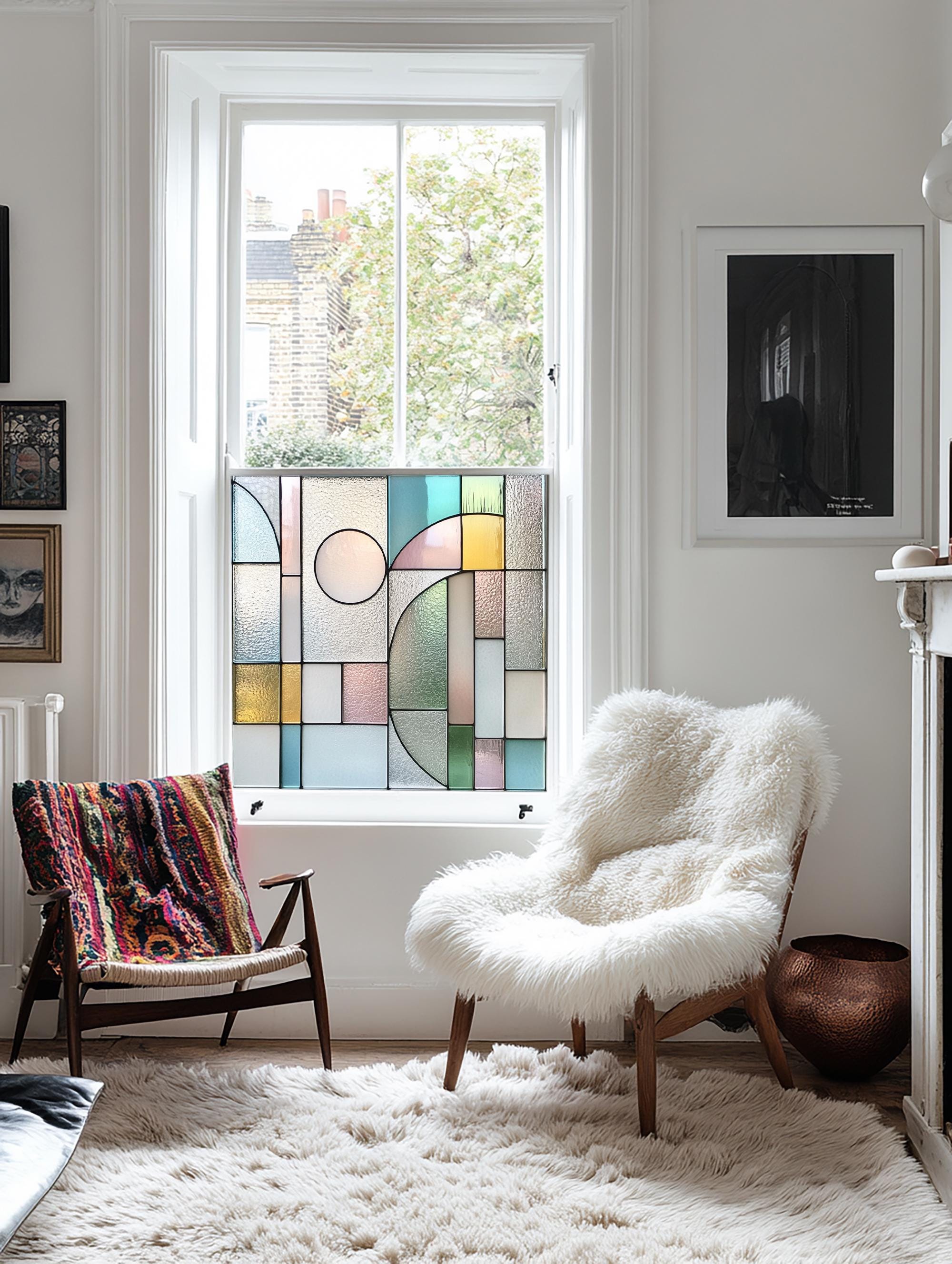 Window Film, Privacy Window Film, Art Deco Window Film, Decorative ...