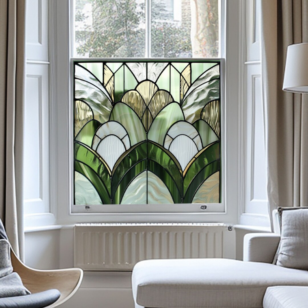 Art Deco Window Film, Privacy Window Film, Window Film, Decorative ...