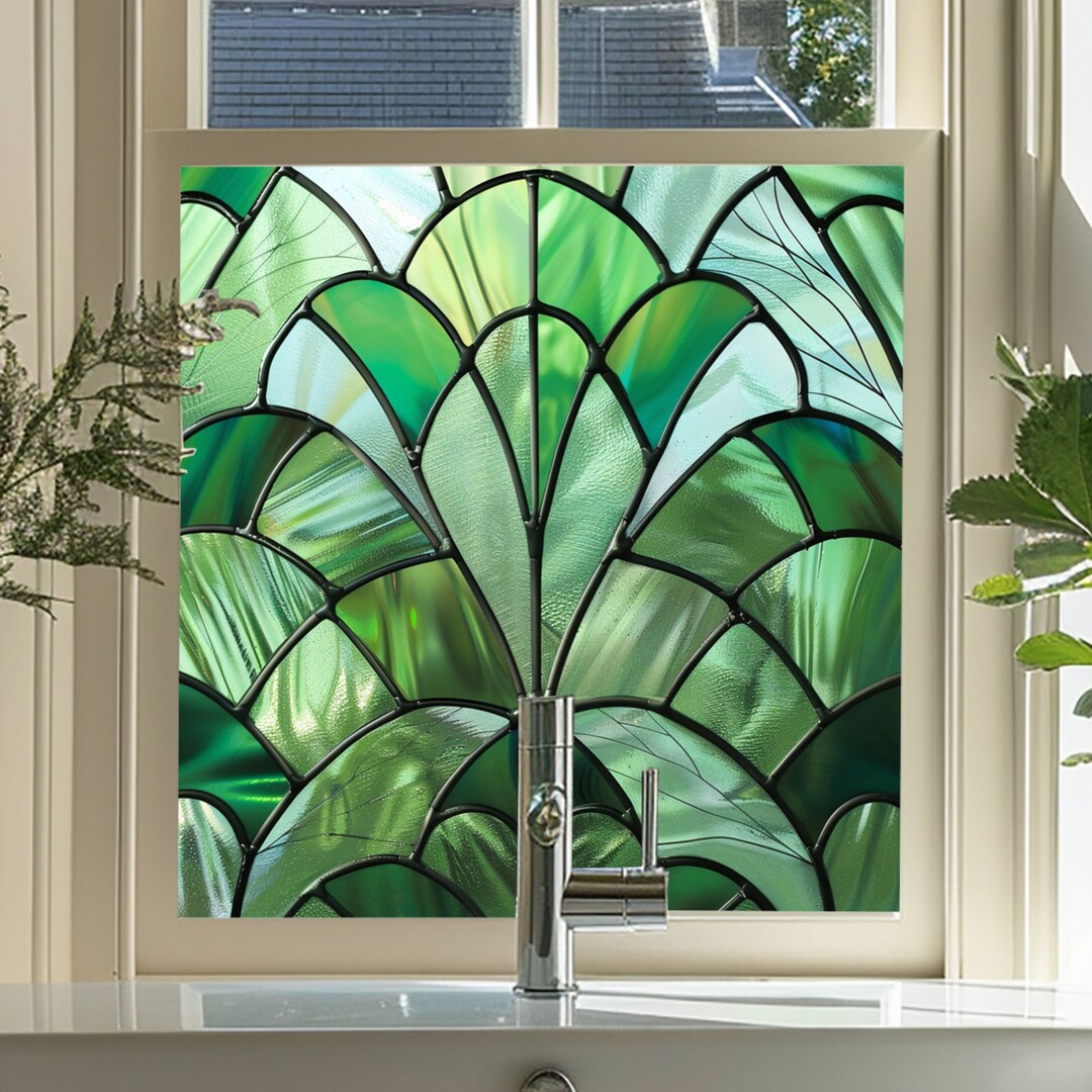 Art Deco Window Film, Privacy Window Film, Window Film, Decorative ...