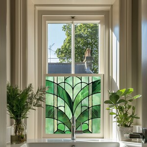 Art Deco Window Film, Privacy Window Film, Window Film, Decorative ...