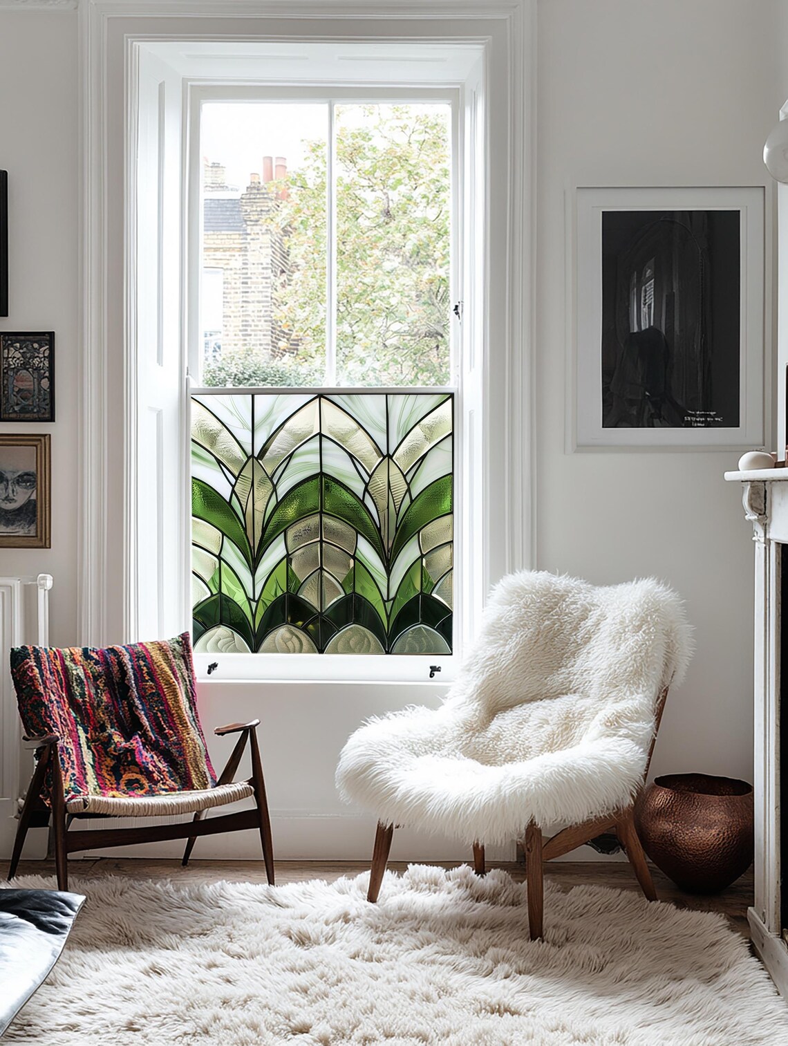 Window Film, Privacy Window Film, Art Deco Window Film, Decorative ...