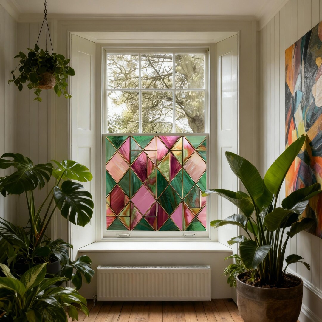 Window Film, Privacy Window Film, Art Deco Window Film, Decorative ...