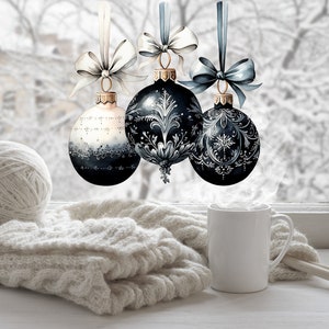 Christmas Bauble Window Sticker Double-sided Reusable Bauble - Etsy UK