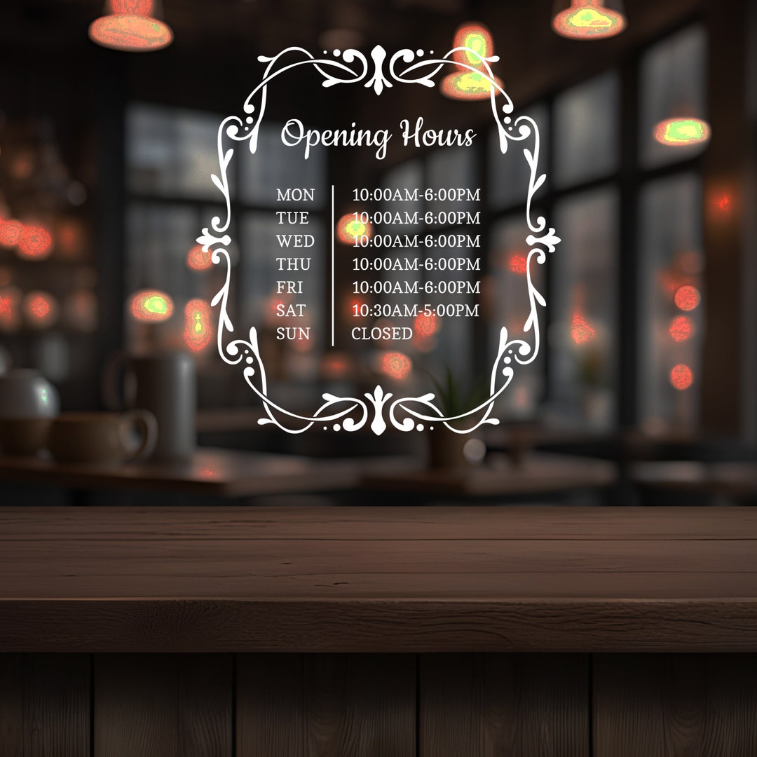 Custom Static Cling Business Window Stickers, Retail Window Decals ...