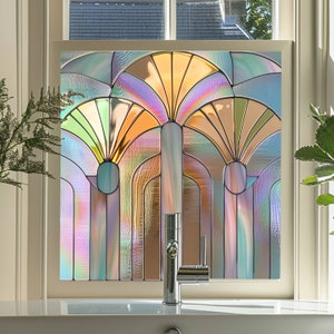 Art Deco Window Film, Privacy Window Film, Window Film, Decorative ...