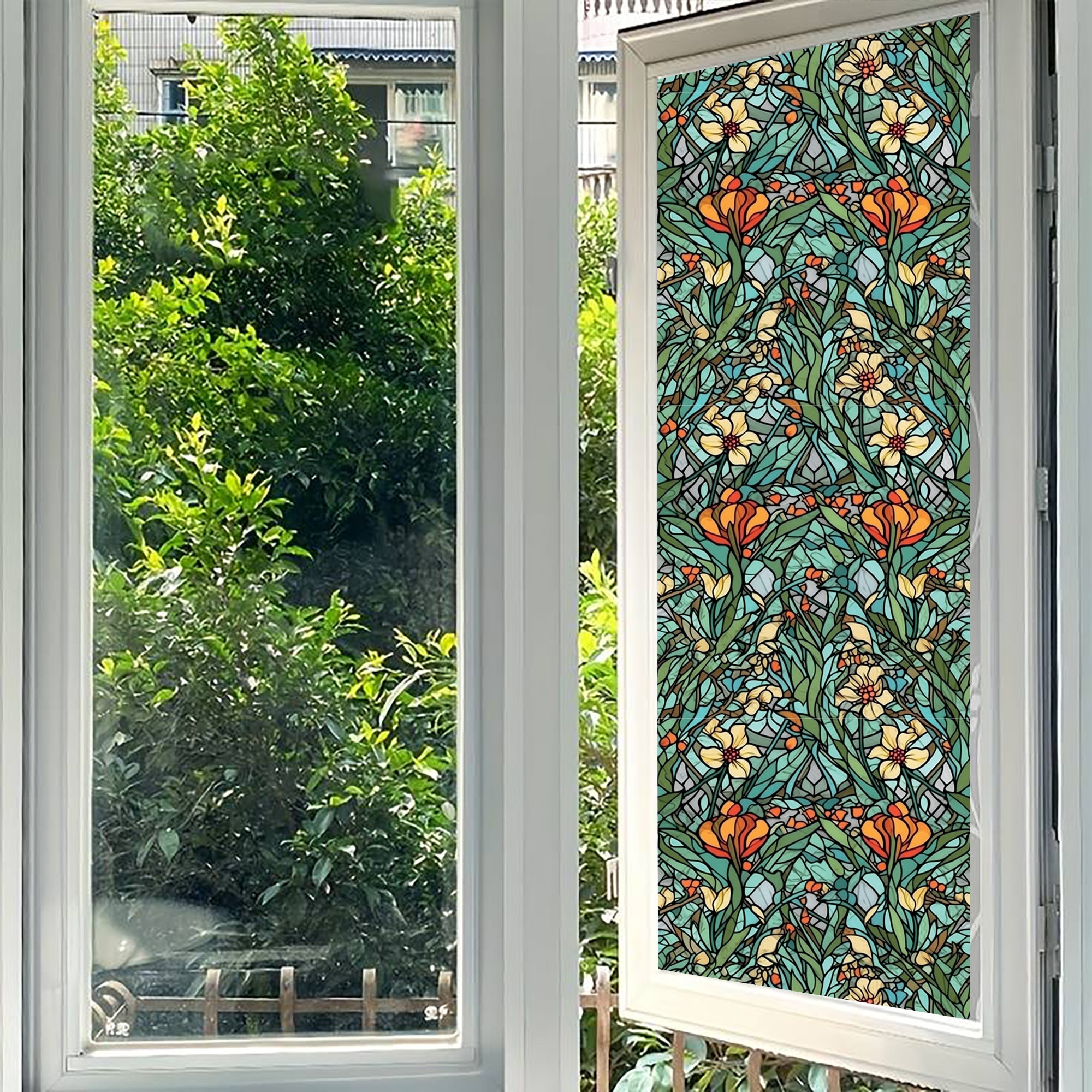 Art Deco Window Film, Privacy Window Film, Window Film, Decorative ...