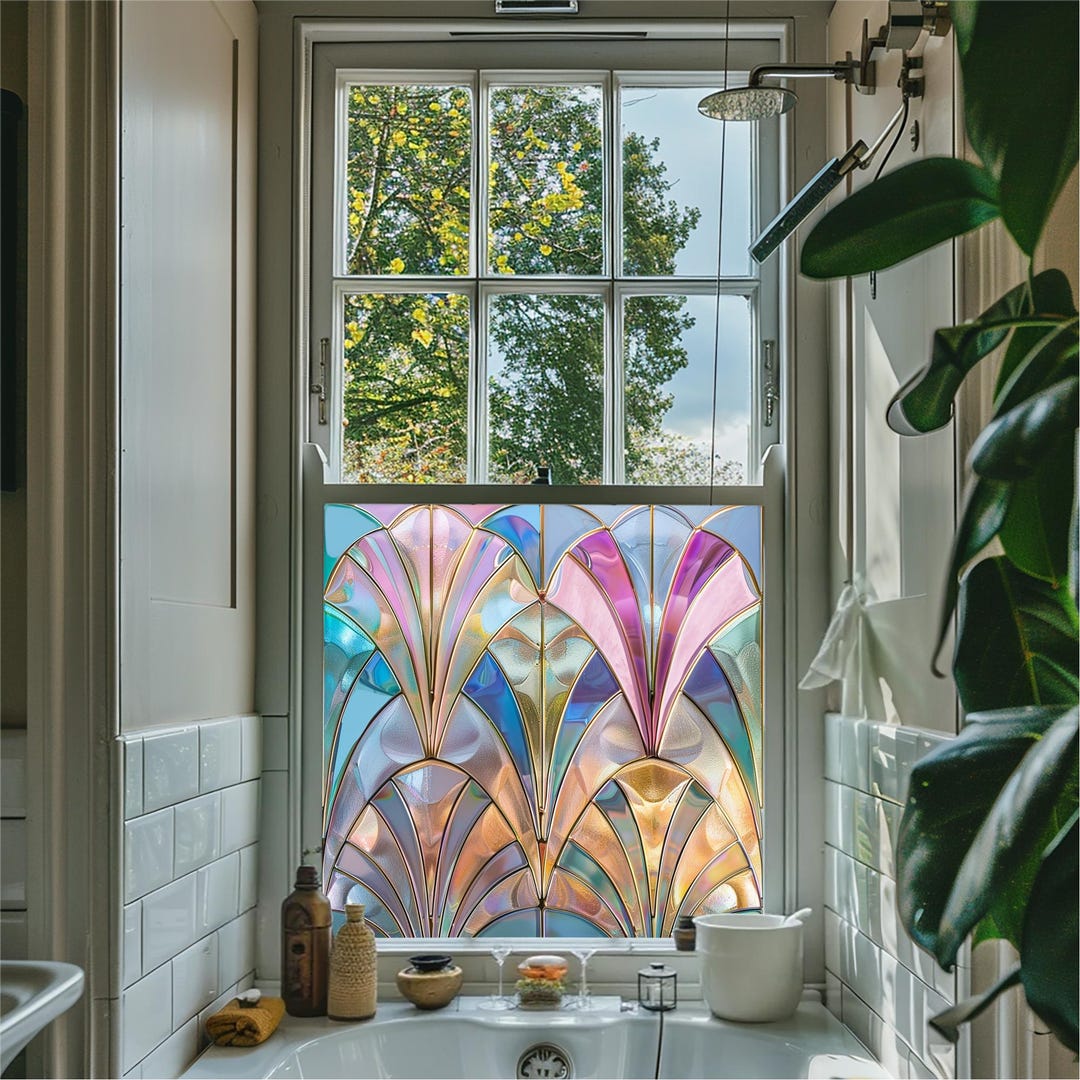Window Film, Privacy Window Film, Art Deco Window Film, Decorative ...