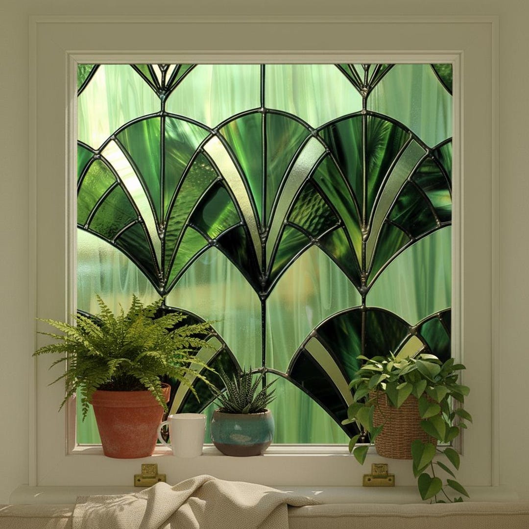 Window Film, Privacy Window Film, Art Deco Window Film, Decorative ...
