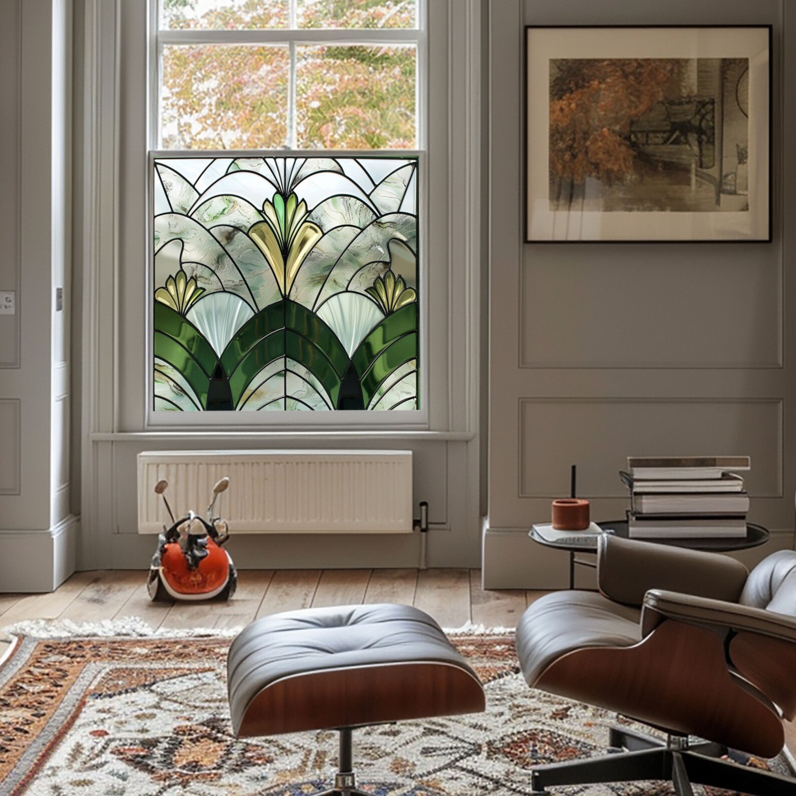 Art Deco Window Film, Privacy Window Film, Window Film, Decorative ...