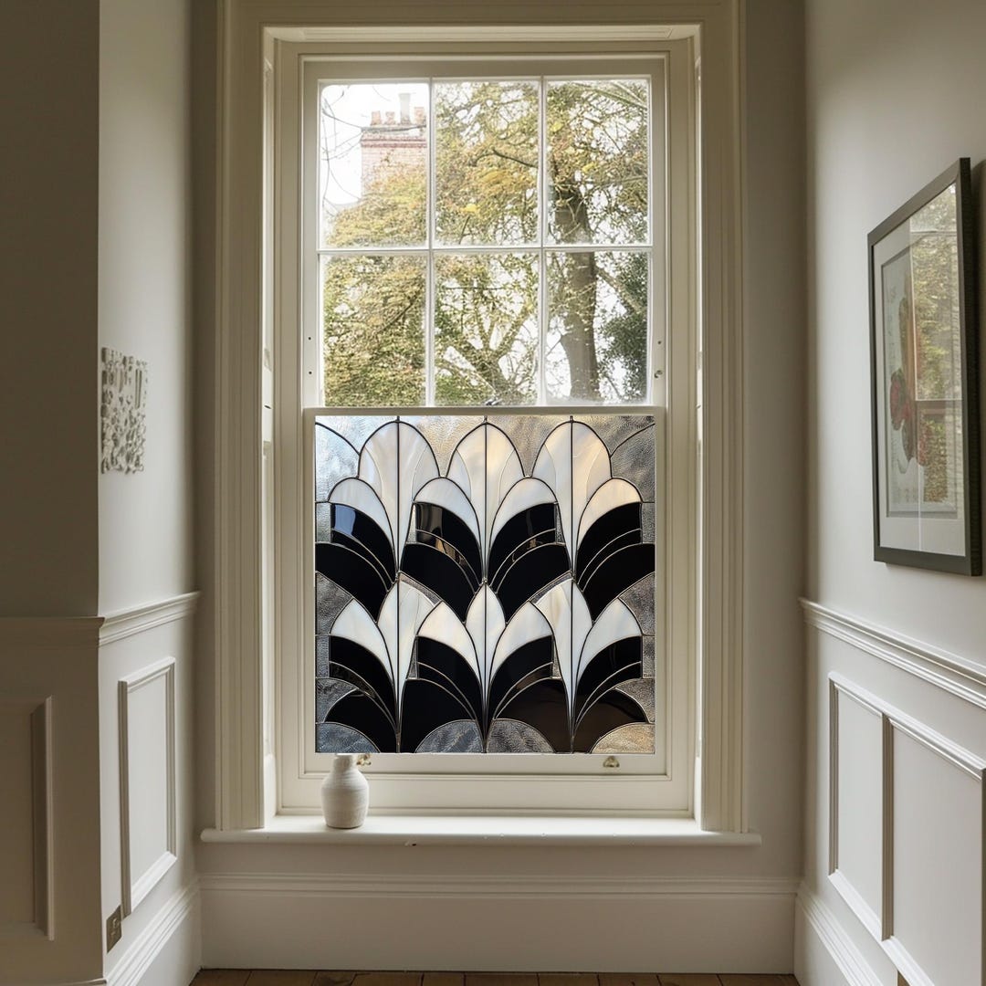 Window Film, Privacy Window Film, Art Deco Window Film, Decorative ...